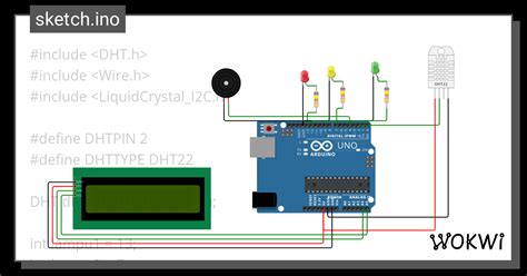 Embeded System 3 Led 1 Buzzer Wokwi Esp32 Stm32 Arduino Simulator