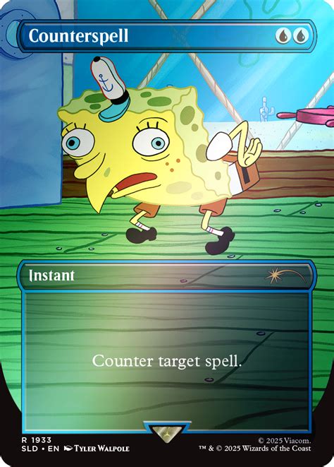 Secret Lair X Spongebob Squarepants Internet Sensation Foil Edition Secret Lair