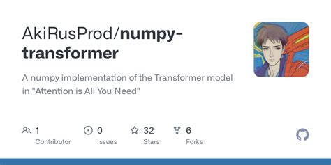 github akirusprod numpy transformer a numpy implementation of the