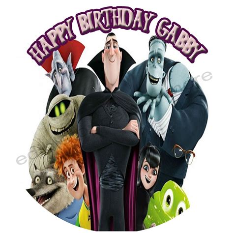 Hotel Transylvania Personalized Edible Print Premium Cake Toppers Fros