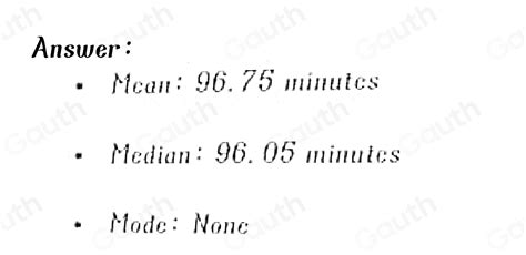 solved the following data represent the amount of time in minutes a