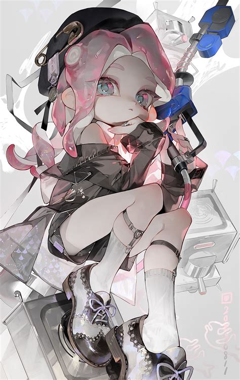 Suzumi Ccroquette Octoling Girl Octoling Player Character Nintendo Splatoon Series