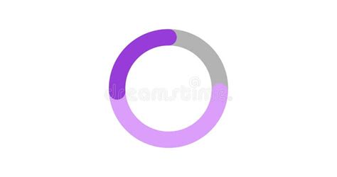 Simple Circle Loading Loop Animation On The White Background 4k