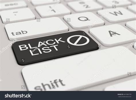 Computer Blacklist Images Stock Photos Vectors Shutterstock