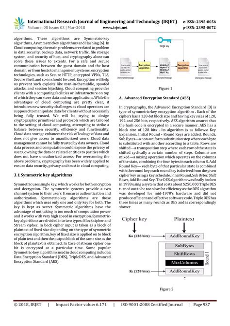 irjet ensuring security in cloud computing cryptography using