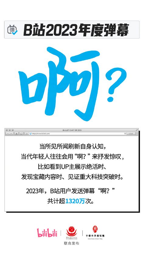 B站2023年度弹幕公布:「啊?」 叽哩叽哩游戏网acg(g站) B站2023年度弹幕公布:「啊?」 叽哩叽哩游戏网acg(g站)