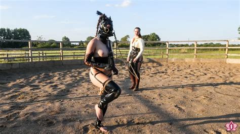 Trotting To Submission S Mila S Ponygirl Training With Vivienne L Amour The S Training