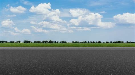 Premium Photo Road Background With Trees