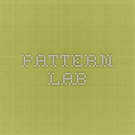 Pattern Lab Pattern Pattern Design Lab