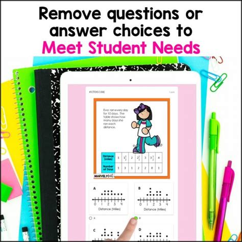 3rd Grade Data And Graphs Staar Review Task Cards Digital Marvel Math