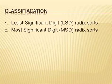 Radix Sort Presentation PPTX Computer Software And Applications Computing