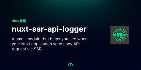 nuxt-ssr-api-logger - Nuxt 模块 - Nuxt 中文文档
