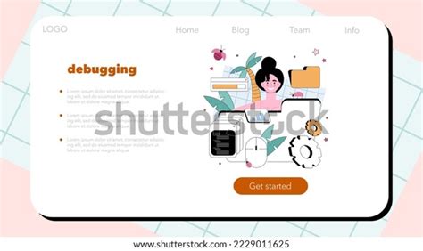 Big Data Analytics Web Banner Landing Stock Vector Royalty Free