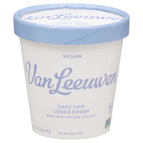 Van Leeuwen Vegan Choc Chip Cookie Dough Ice Cream Shop Ice Cream At H E B