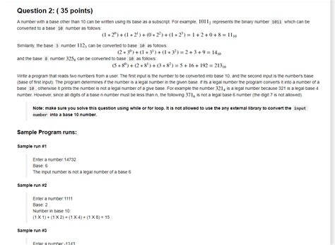Solved Notes Use Python You Should Write Comments To Chegg