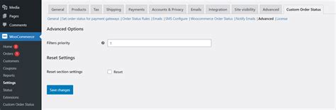 Custom Order Status For Woocommerce Advanced Settings Tyche Softwares