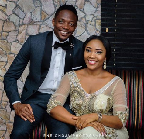 Super Eagles Ahmed Musa And Juliet Ejue Are Married Bellanaija