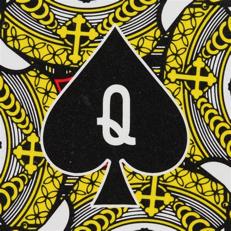 Round Playing Card Queen Of Spades Flickr Photo Sharing