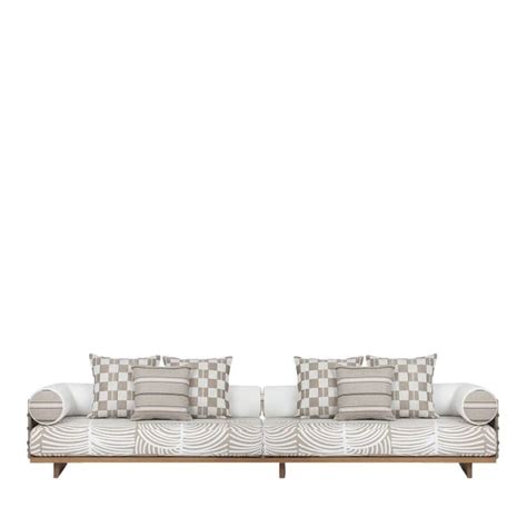 emir white central outdoor sofa module outdoor sofa furniture