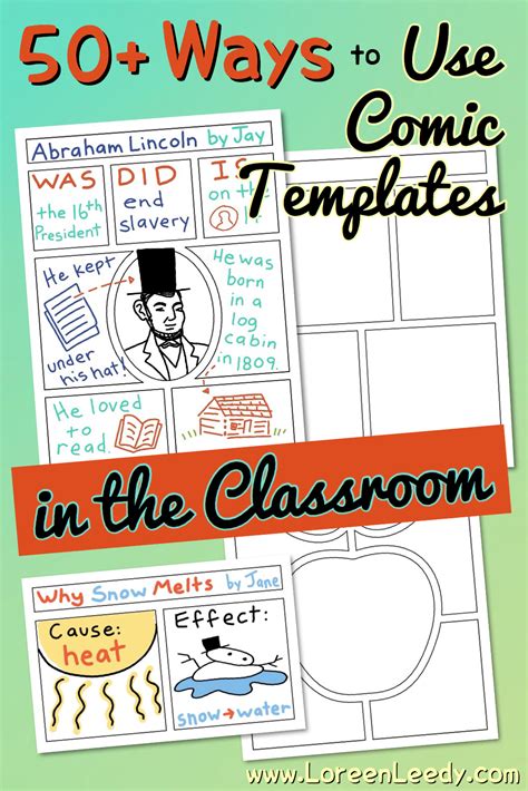 50 Ways To Use Comic Templates In The Classroom — Loreen Leedy Artist