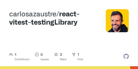 github carlosazaustre react vitest testinglibrary