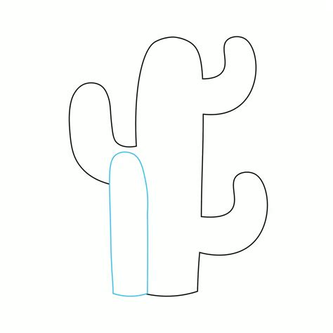 How To Draw A Cactus Step By Step