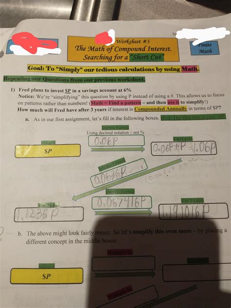 Finite Mathmatics Unsure How To Simplify Rhomeworkhelp