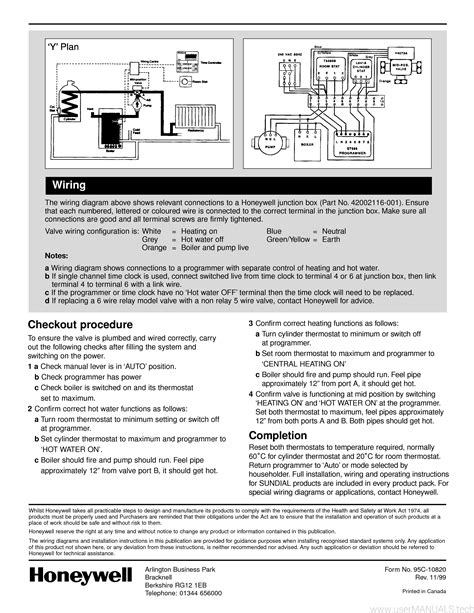 Honeywell Way Valve Manual