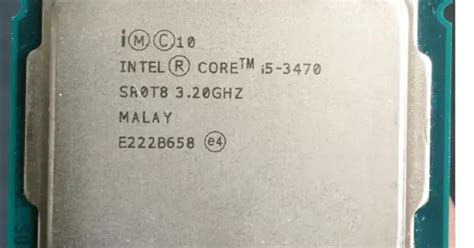Intel® Core™ I5 3470 Processor