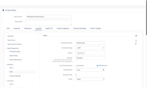 how to configure vpn on macos devices hexnode help center