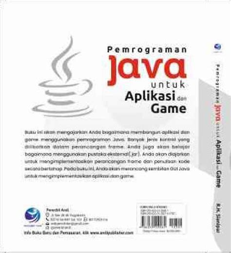 Promo Buku Pemrograman Java Untuk Aplikasi Dan Game Diskon 26 Di