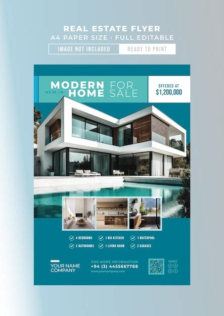 Premium Vector Brochure A4 Real Estate
