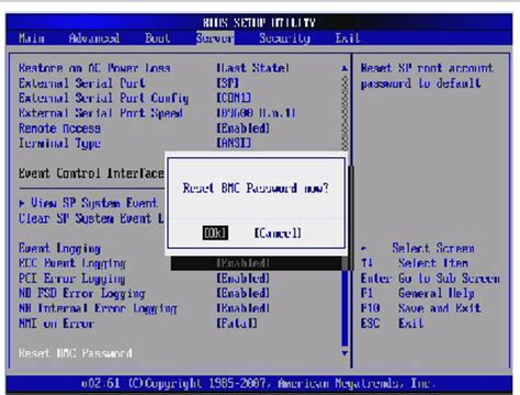 BIOS Screens