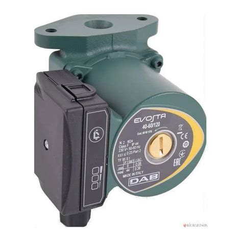 Circulateur Thermador Evosta 40 60 120 Entraxe 120mm Débit 0 4 3 3m3 H