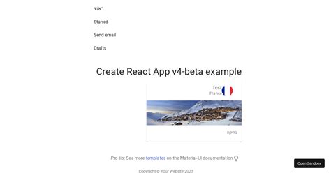 Create React App Codesandbox Create React App Codesandbox