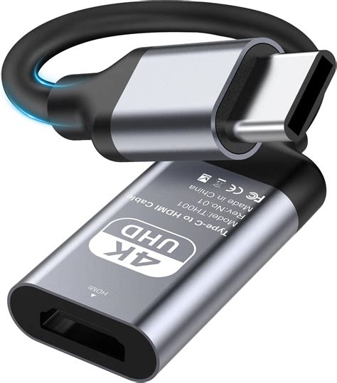 Cablecc Usb C Type C Female Source To Hdmi Sink Hdtv Adapter 4k 60hz 1080p For Tablet And Phone