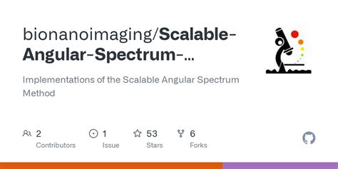 github bionanoimaging scalable angular spectrum method sas