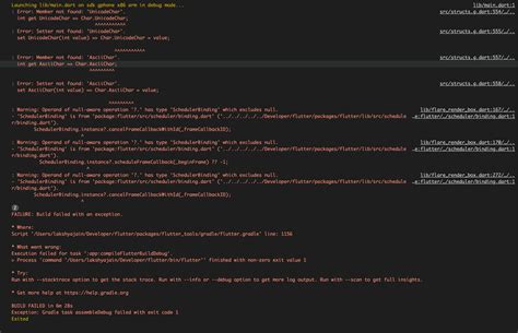 [solved] error while running flutter app on android emulator mac os