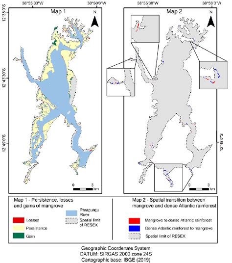 A Spatial Mapping Of Losses Gains And Persistence For Mangroves