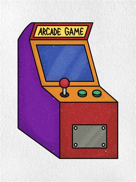 Arcade Drawing Easy Helloartsy