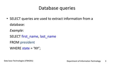 Sql Query Demo Pptx Databases Computer Software And Applications