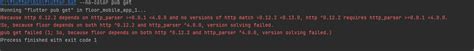 Flutter Error With Existing Dependency Stack Overflow