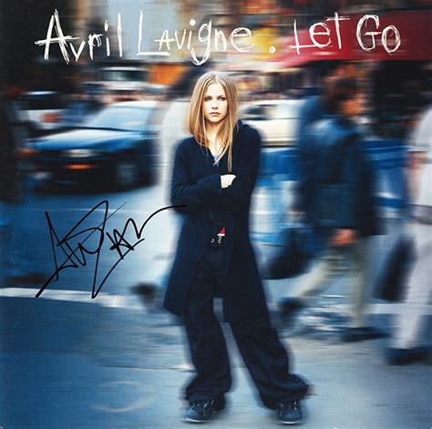 Autographed Avril Lavigne Signed Let Go Album Crossroad