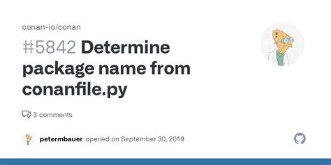 Determine Package Name From Conanfilepy · Issue 5842 · Conan Ioconan