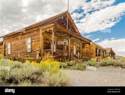 Abandoned House In The Gold Mining Ghost Town Of Bodie State Historic