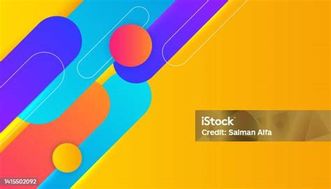 현대 다채로운 추상 곡선 라인 프리젠 테이션 디자인 배너 브로셔 및 명함을위한 기하학적 배경 배경 주제에 대한 스톡 벡터 아트 및 기타 이미지 Istock