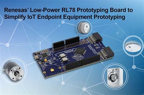 Renesas Electronics Rl78g14 Fast Prototyping Board For Iot
