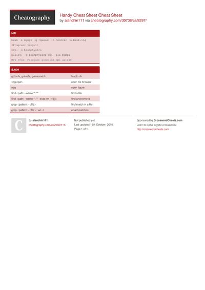 19 Matlab Cheat Sheets Cheat Sheets For Every Occasion