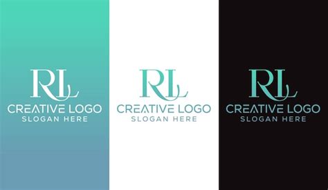 Premium Vector Initial Letter Rl Logo Design Monogram Creative Modern