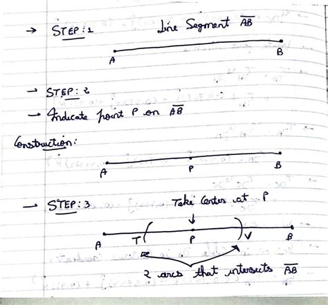 Solved Step Draw A Line Segment On Your Paper Using A Straightedge Course Hero